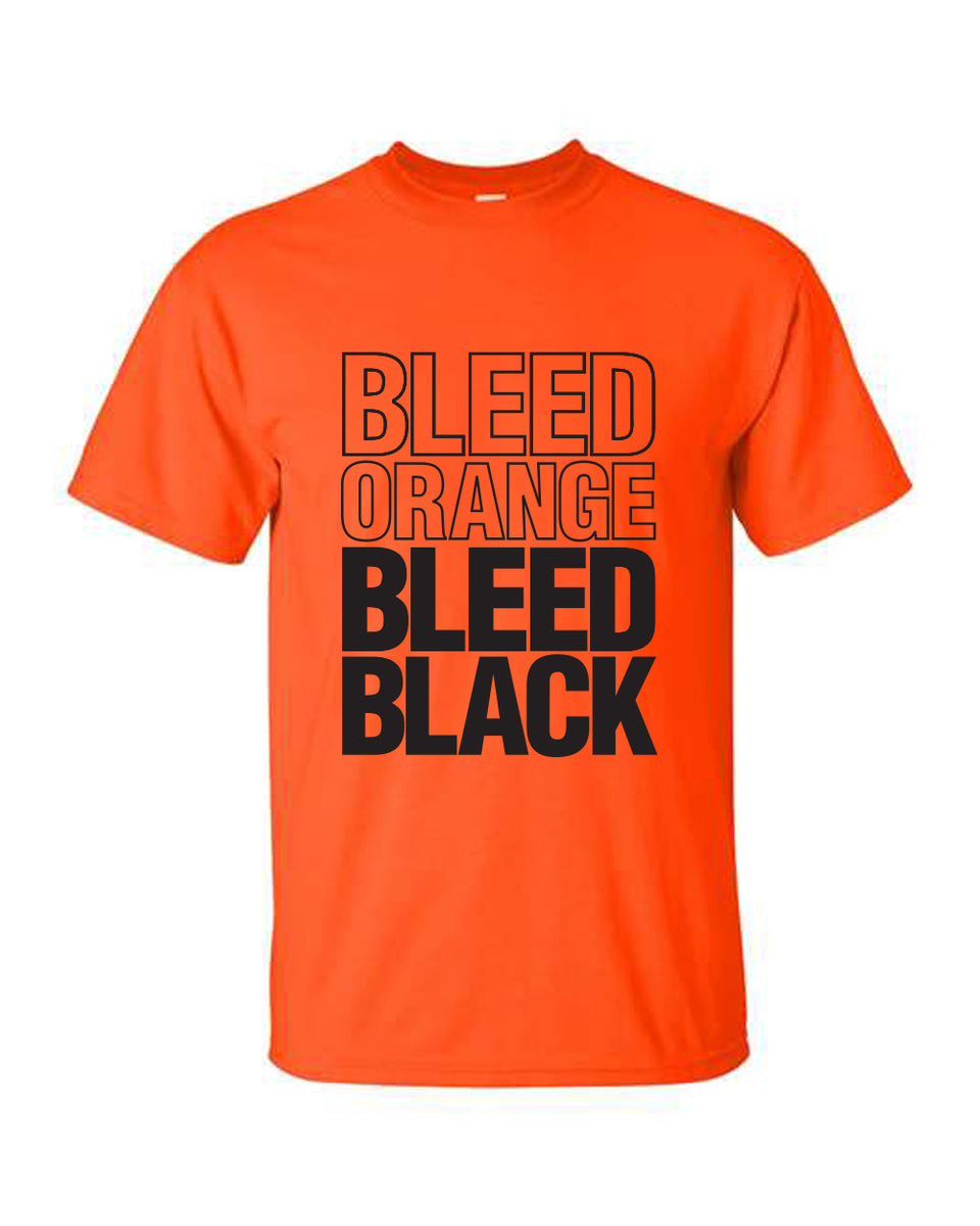 BLEED ORANGE BLEED BLACK – Horns Down Shop